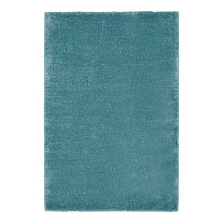 Nourison Dreamy Shag 5'3" x 7'3" Light Blue Shag Indoor Rug, 5'3" x 7'3 ...