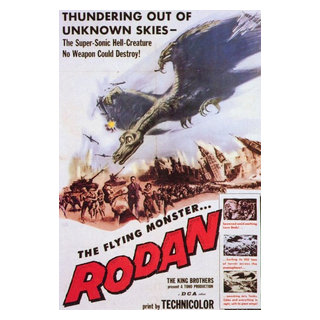 Rodan Print, 27 x 40 - Midcentury - Prints And Posters - by Posterazzi ...