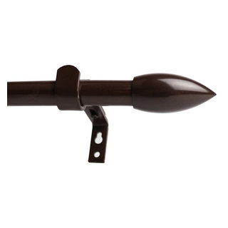 Adjustable Bullet Drapery Rod, 48"-84" - Transitional - Curtain Rods ...