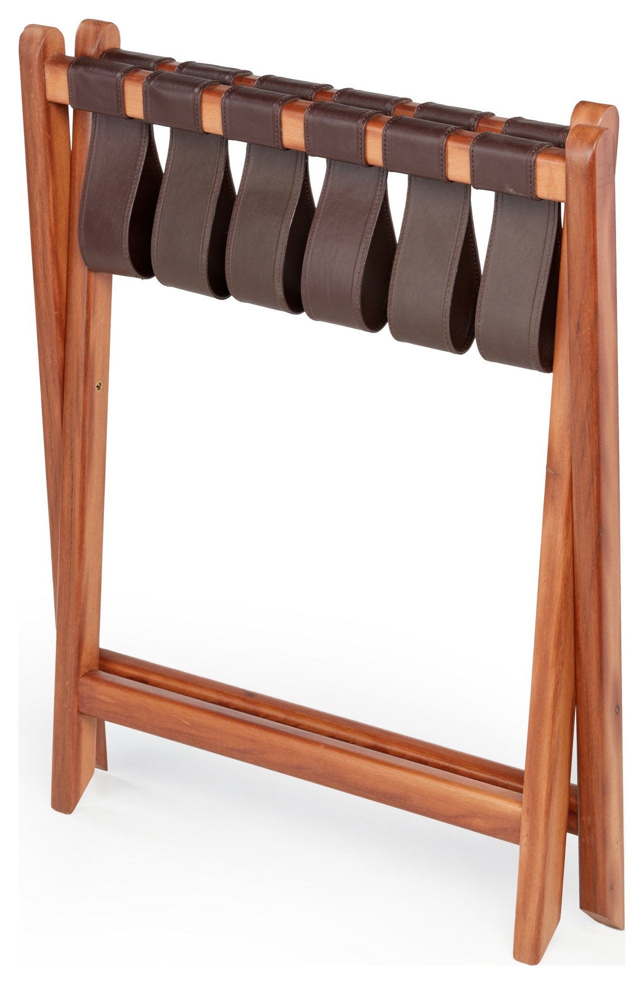 Luggage Rack - Wood - Transitional - Clothes Racks - by Roselli Trading ...