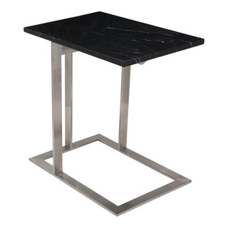 Dell Stainless Steel Side Table - Contemporary - Side Tables And End ...
