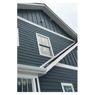 LP SmartSide siding ,soffit & fascia,GAF Timberline shingles and ...