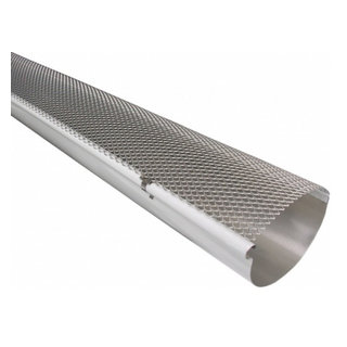 Half Round Aluminum Hinged Gutter Screens - Contemporary - Roofing And ...