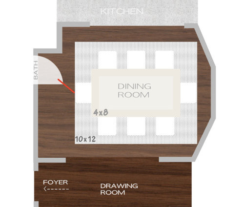 Which direction should be dining table be oriented?