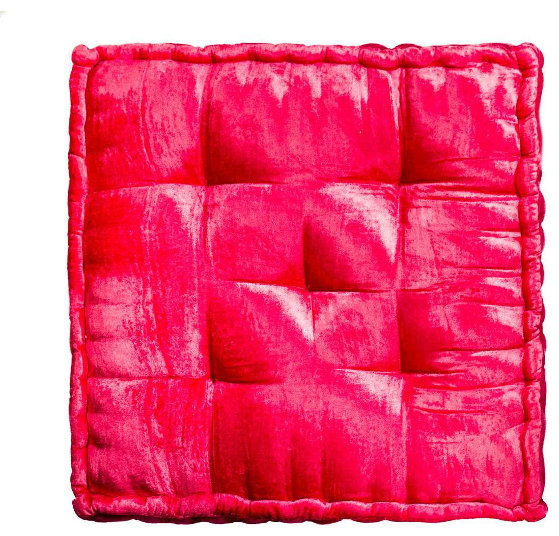 HomeRoots 5" x 24" x 24" Silk Hot Pink Pillow - Mediterranean ...