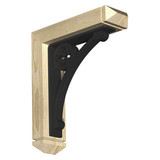 Crawley Arts and Crafts Ironcrest Bracket Triple, 2" Thick, 14"x16 ...