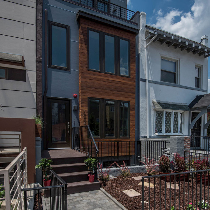 75 Beautiful Three-storey Apartment Exterior Ideas & Designs - October ...