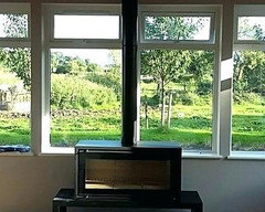 Southern exposure windows or fireplace