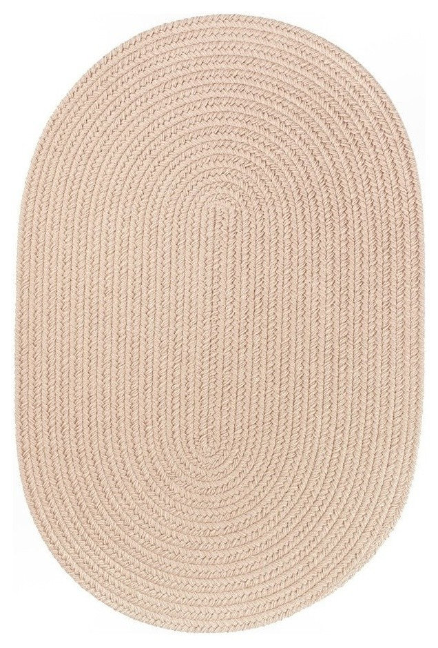 Rhody Rug Wear Ever Poly Rug, Beige, 10'X13' Oval, 10'x13' Oval ...