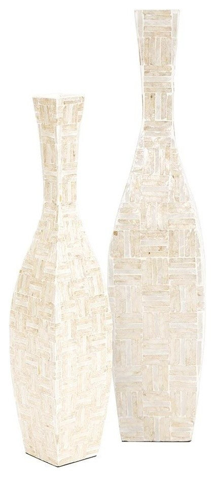 Capiz Shell Bottle Vase, Large - Contemporary - Furniture - by Beyond ...