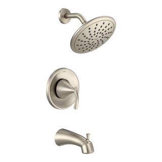 Moen Glyde Posi-Temp Tub/Shower - Contemporary - Tub And Shower Faucet ...