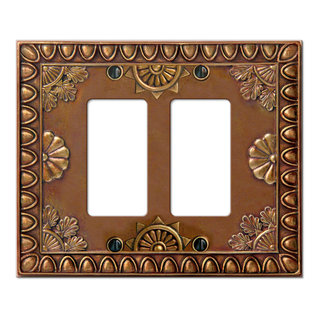 Amiens Resin 2-Rocker Wall Plate - Southwestern - Switch Plates And ...