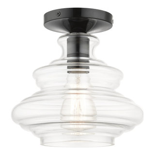 Livex Lighting 52830 Everett 9"W Semi-Flush Ceiling Fixture ...