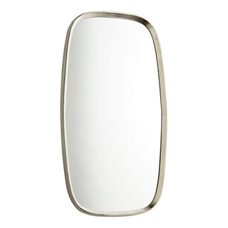Vela Wall Mirror, Silver - Transitional - Wall Mirrors - by Lighting ...