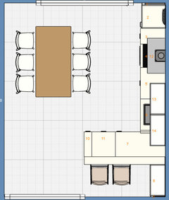 Kitchen diner layout 5m x 4m | Houzz UK