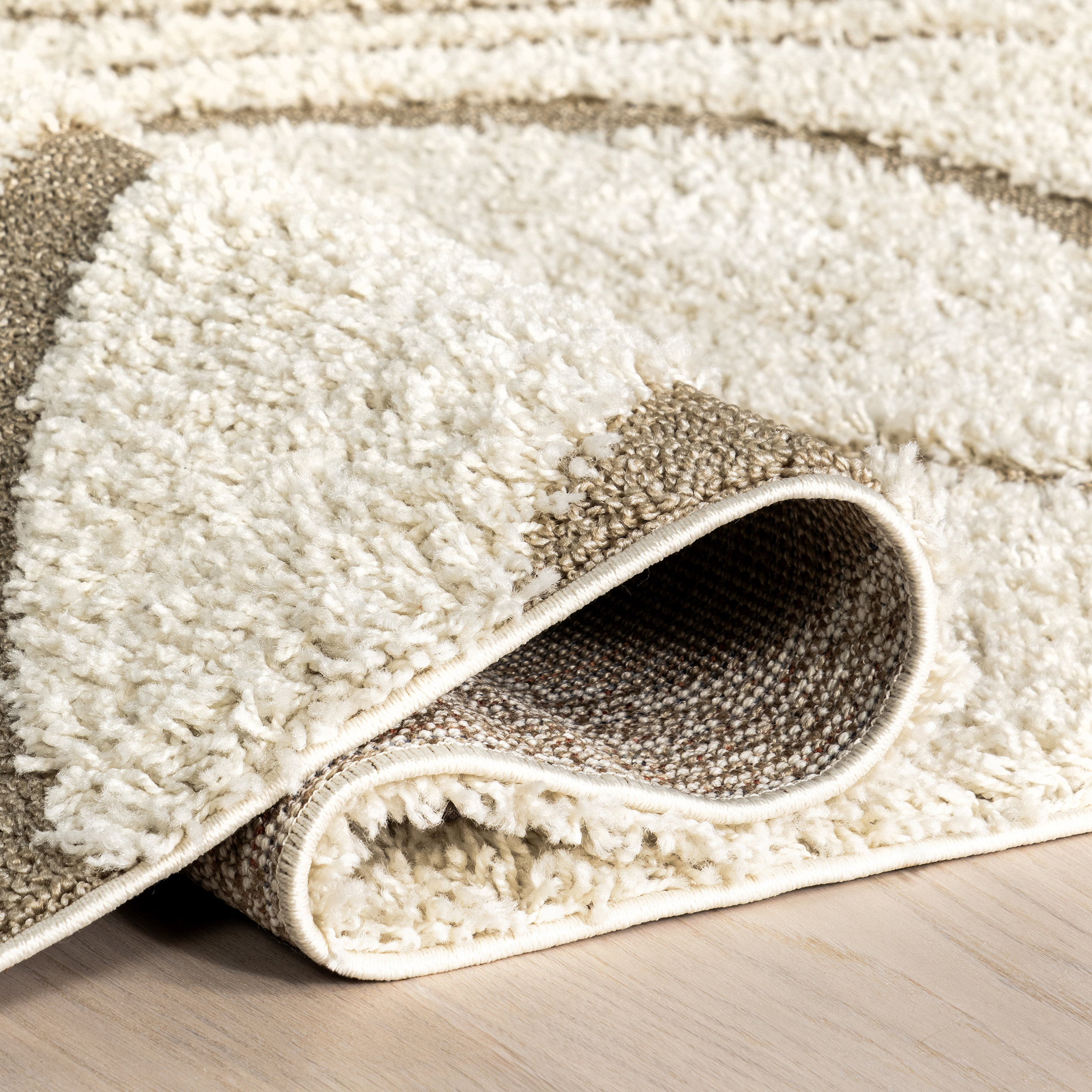 nuLOOM Carolyn Modern Shag Rug, 4'round - Contemporary - Area Rugs - by ...