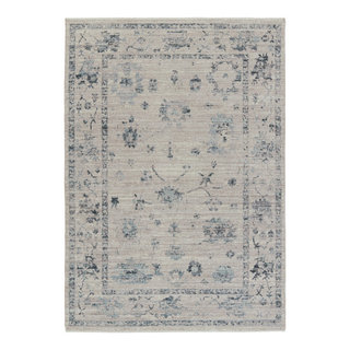 Jaipur Adelaide By Label J Adelaide Lei01 Traditional Rug, Blue/Gray, 8 ...