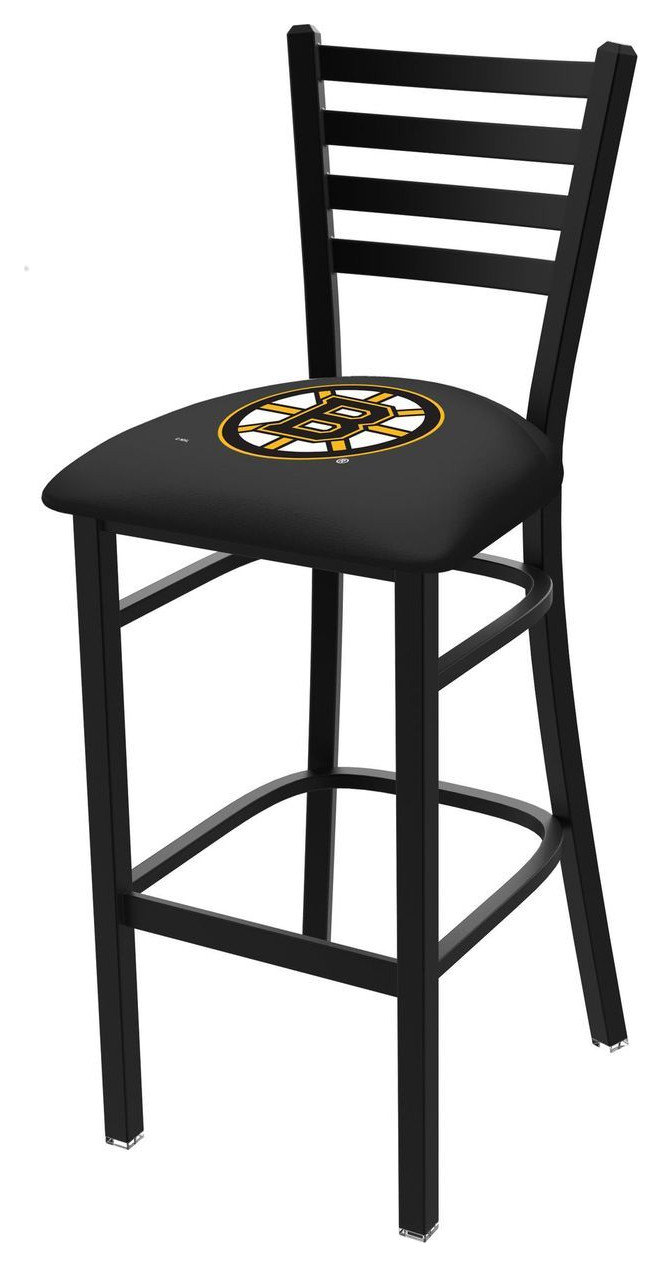 Holland L004 Boston Bruins 30" Stationary Bar Stool - Black ...