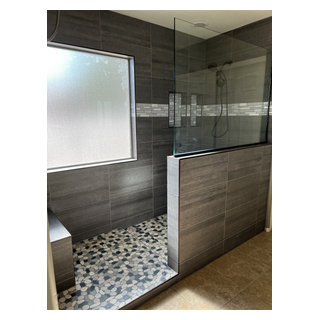 Custom Walk-In Shower Remodels (Various Locations) - Industrial ...