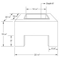 Astella Monolith Fire Nook - Industrial - Fire Pits - by Astella | Houzz