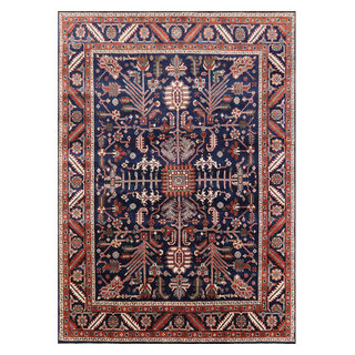 Ahgly Company Indoor Rectangle Mid-Century Modern Area Rugs, 5' x 7', 5 ...