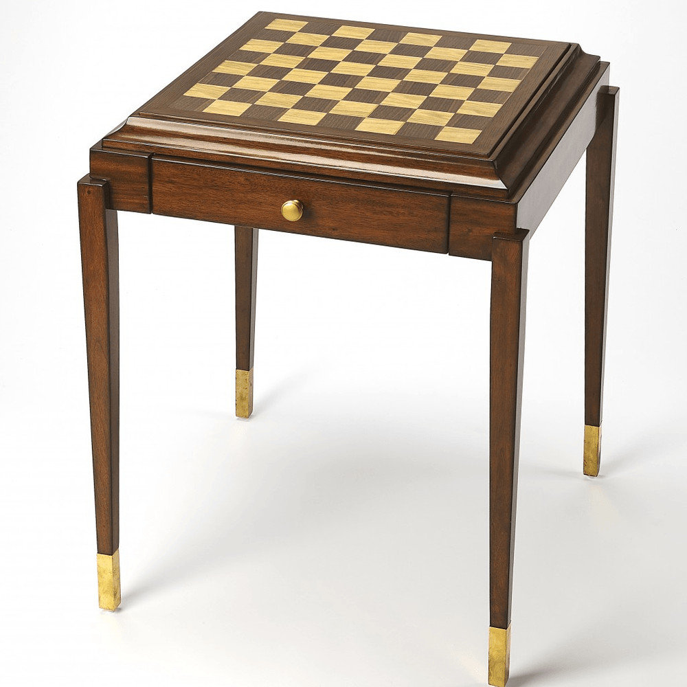 Antique Cherry Game Table - Contemporary - Game Tables - by HomeRoots ...