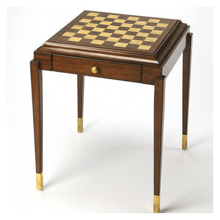 Antique Cherry Game Table - Contemporary - Game Tables - by HomeRoots ...