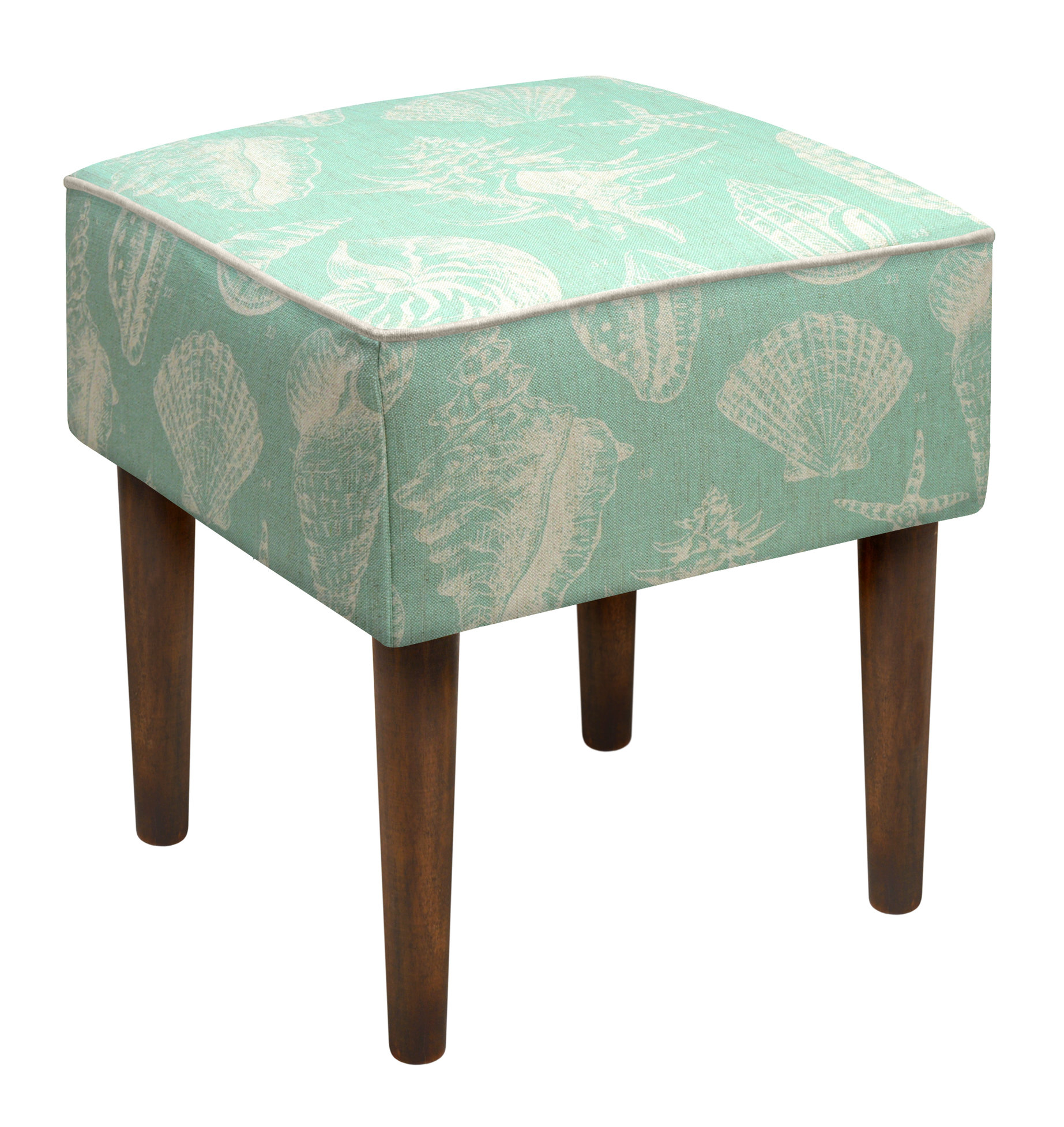 Seashells Modern Vanity Stool - Beach Style - Vanity Stools And Benches ...
