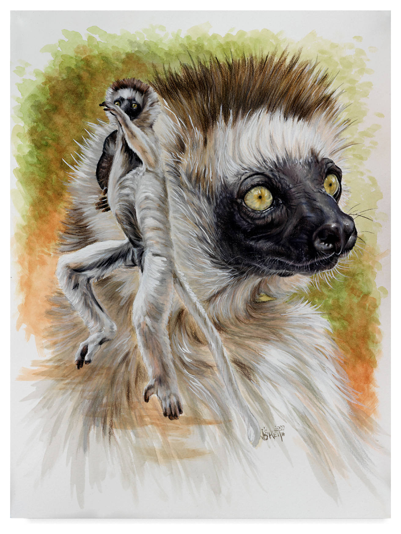 "Agile" by Barbara Keith, Canvas Art, 47"x35" - Contemporary - Prints ...