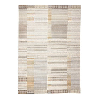 Ava Grid Area Rug - Neutral, 7'10"x9'10" - Contemporary - Area Rugs ...
