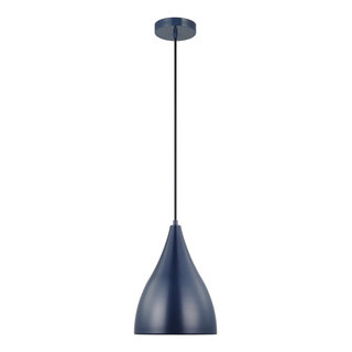 Oden LED Pendant, Navy - Contemporary - Pendant Lighting - by Lighting ...