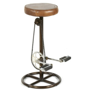 Spencer H Bike Stool - Industrial - Bar Stools And Counter Stools - by ...