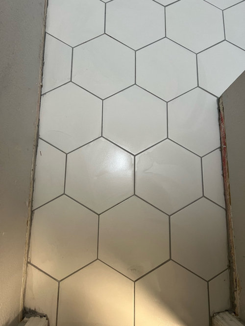 hex tile install