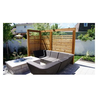 red cedar screens / écran en cèdre rouge - Montreal - by Imagine ...