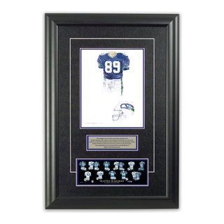 Original Art of the NFL 1987 Seattle Seahawks Uniform - Traditional ...