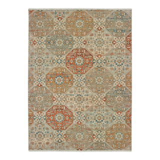 Oriental Weavers Sphinx Anatolia 090E3 Vintage/Distressed Rug, Sand ...