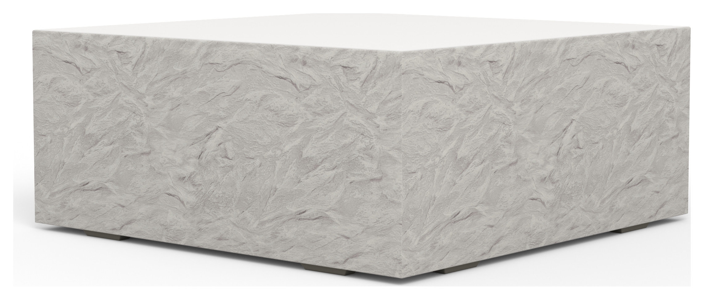 Antique Stone Square Coffee Table - Transitional - Outdoor Coffee ...