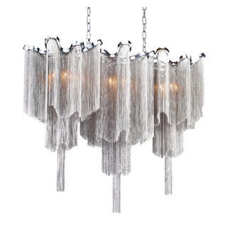 Chain Lighting, Chrome - Contemporary - Kitchen Island Lighting - by ...