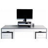 POW Furniture Monitor Stand Riser With Phone Stand & Cable Management ...