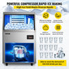 110V Ice Maker Machine Automatic Operation Ice Cube Maker, 88lbs/24h ...