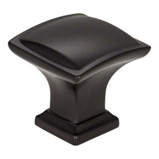 1-1/4" Pillow Cabinet Knob, Brushed Pewter - Transitional - Cabinet And ...