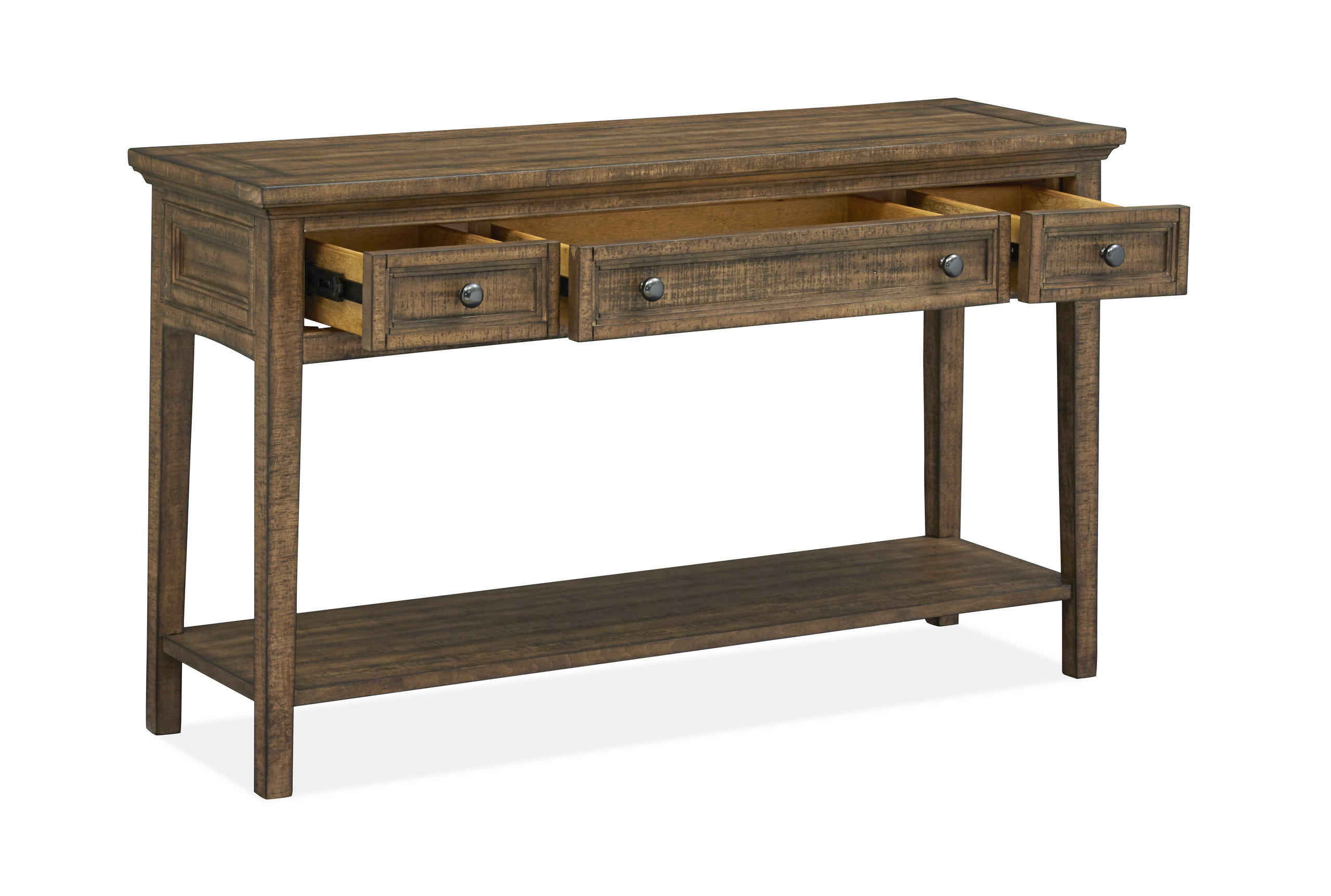 Rectangular Sofa Table - Rustic - Console Tables - by Magnussen Home ...