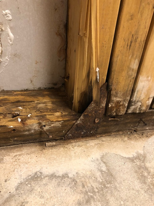 Remove rusted metal and wood rot?