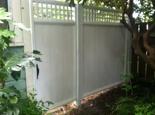 Need help with a privacy fence that will still have open feel