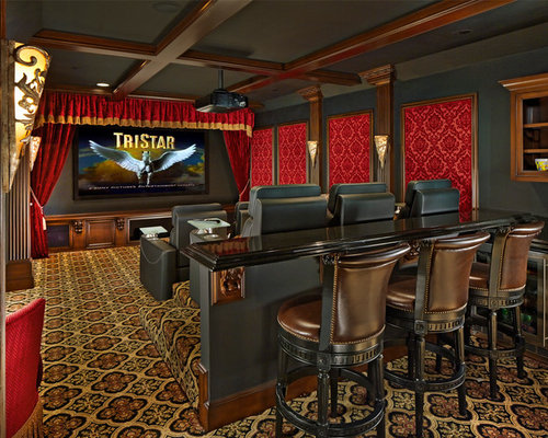 Home Theater Seating Platform | Houzz