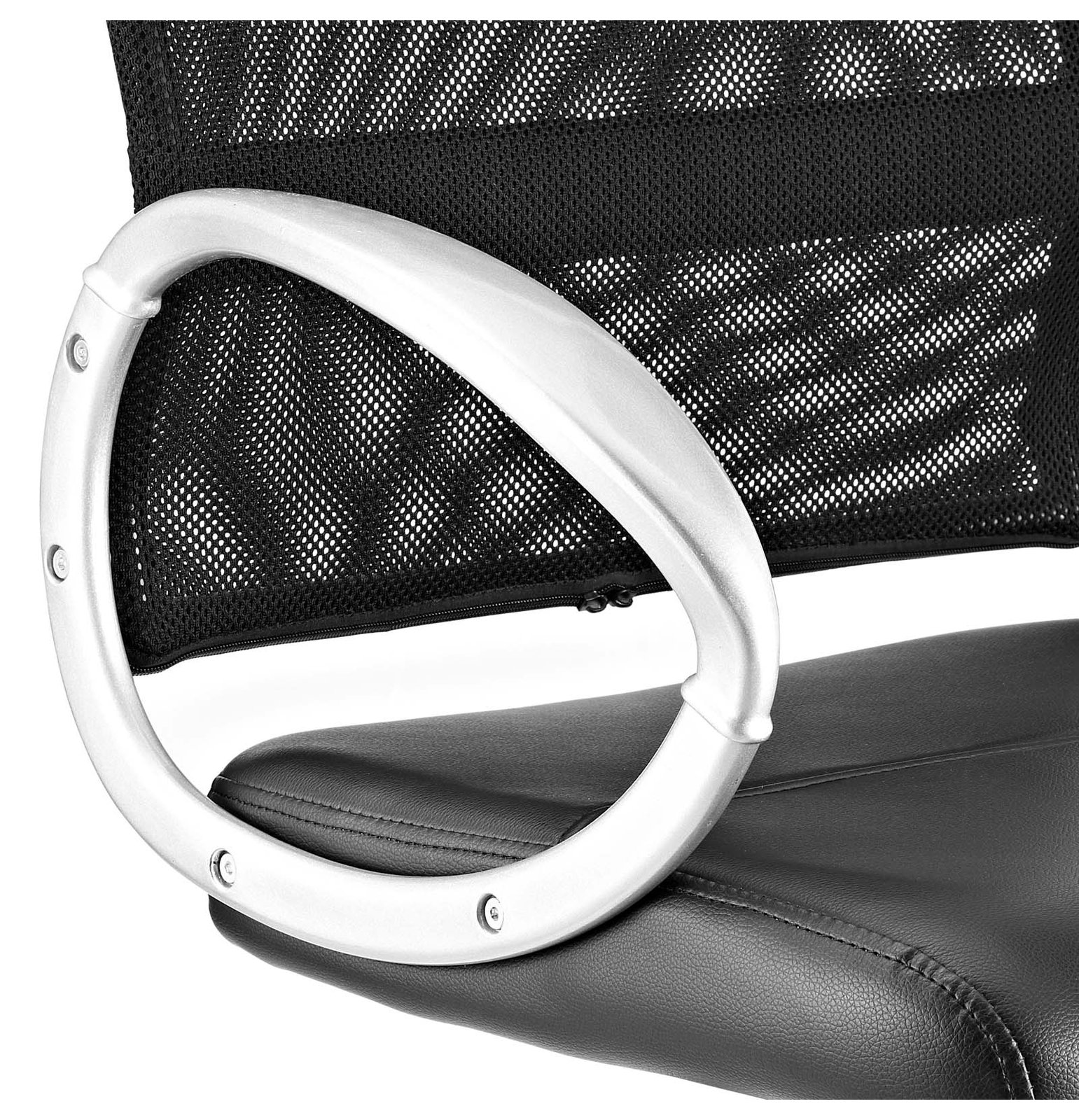 Emblem Mesh and Vinyl Drafting Chair, 26.5"L x 23"W x 45 - 52.5"H ...