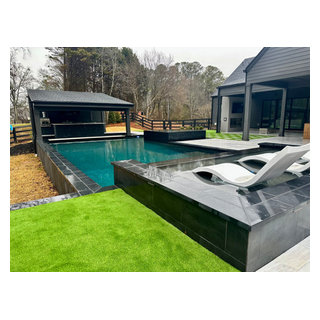 Straight Line Pools - Modern - Pool - Atlanta - by Georgia Classic Pool ...