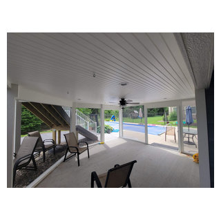 Screen Under Deck with Phantom Sliding - Modern - Deck - Other - by ...