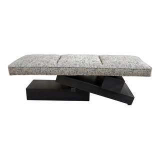 Tetris Bench, Steel Base - Transitional - Upholstered Benches - by CFC ...