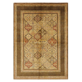 Ahgly Company Indoor Rectangle Mid-Century Modern Area Rugs, 5' x 7', 8 ...